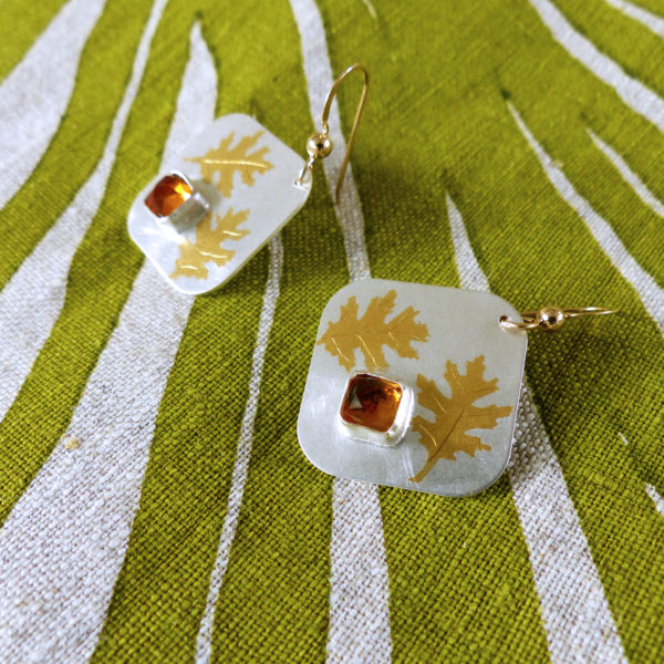 1 of 1 truly unique handmade earrings | Citrine Autumn by Lily