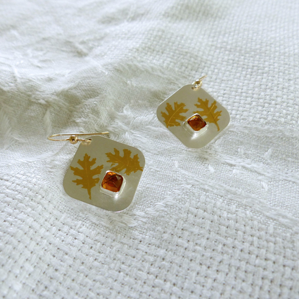 1 of 1 truly unique handmade earrings | Citrine Autumn by Lily