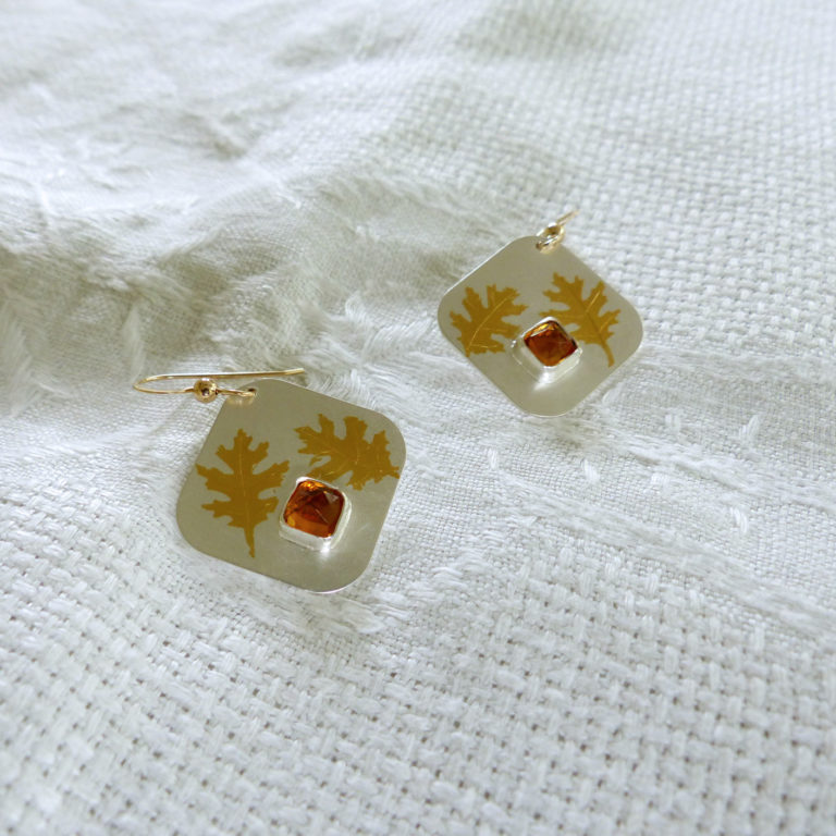1 of 1 truly unique handmade earrings | Citrine Autumn by Lily